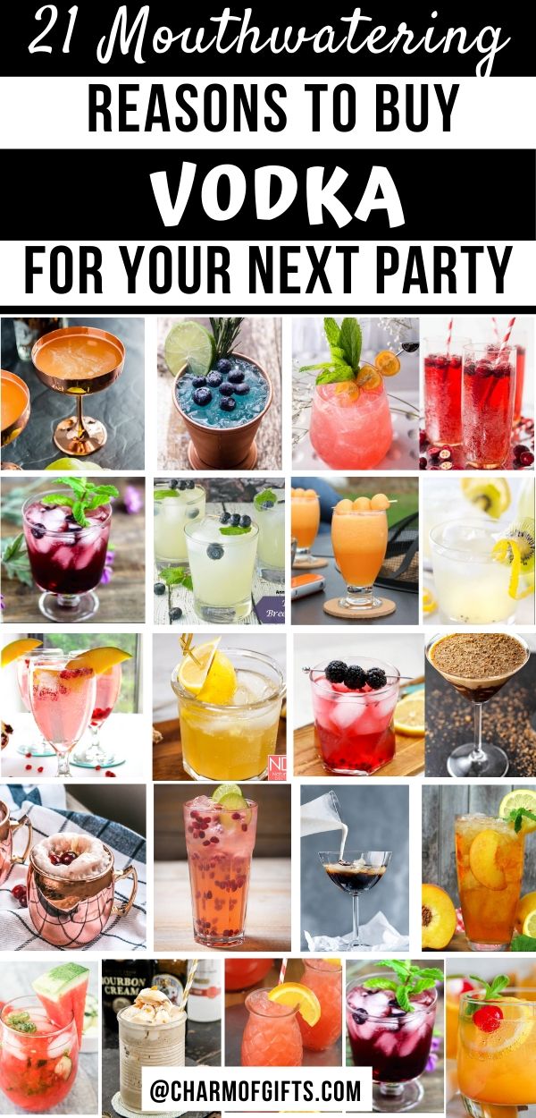 21 Party Pleaser Vodka Cocktails That Are Total Game Changers