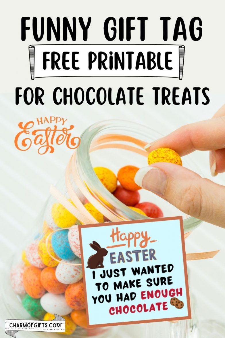 Free Easter Bunny Gift Tags for the Treat Bags