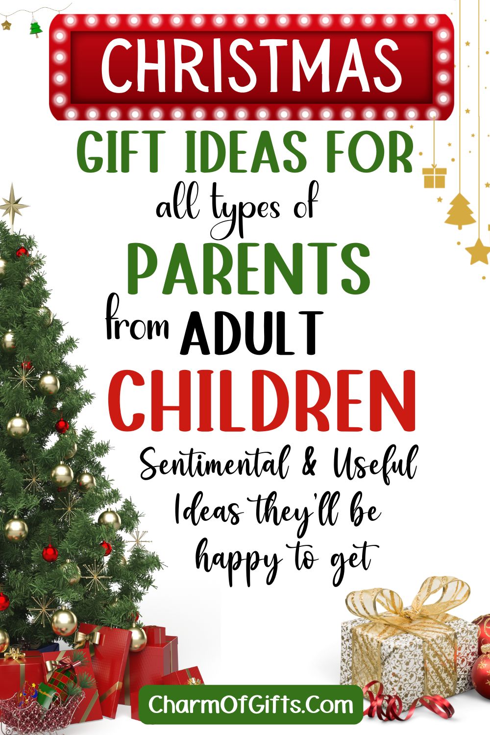 Useful Christmas Gifts for The Parents from Grown Up Children
