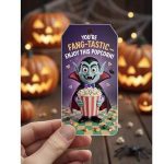 Free Halloween Printable Gift Tags for Popcorn & Treats