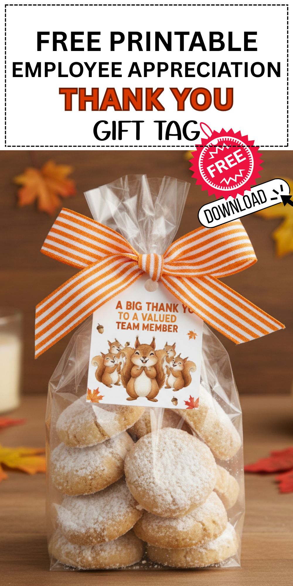 Free Printable Thank U Gift Tags for Employee Appreciation